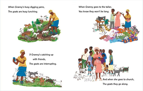 100 Goats and Granny! / Bilderbuch Englisch / Atinuke / Illustration v ...