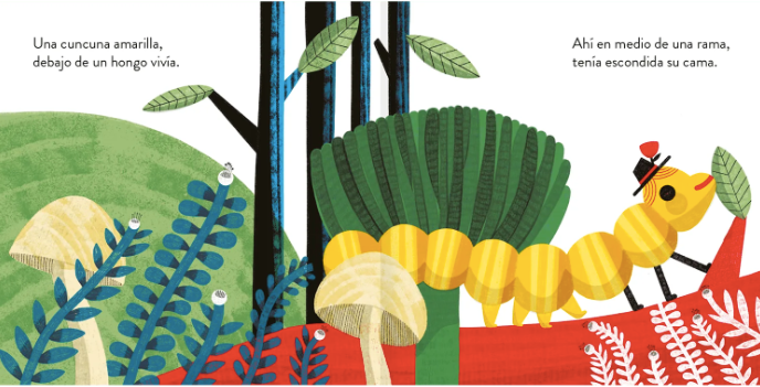 Una cuncuna amarilla / Bilderbuch Spanisch / Lulú Corcuera / Paloma Va ...