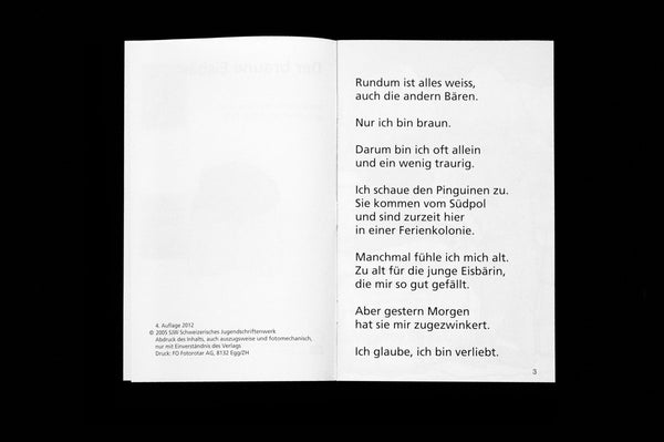 "Der braune Eisbär" Selma Urfer / Esther Leist / Kinderbuch Deutsch ...