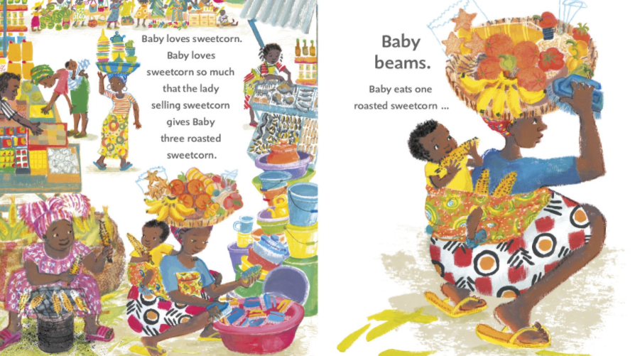 Baby Goes to Market / Kinderbuch Englisch / Atinuke / Angela Brooksban ...